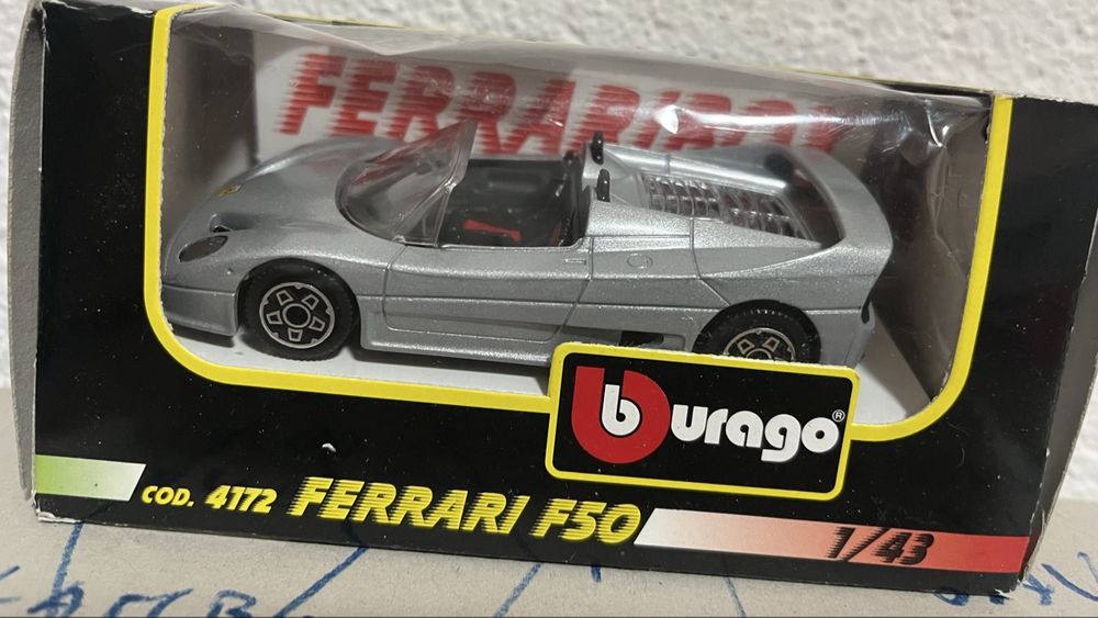 Ferrari F50 Bburago 1/43, voiture miniature, argentée | Kaufen auf Ricardo