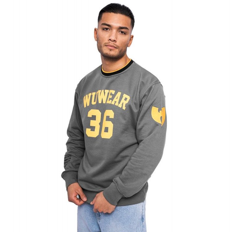 Wu Wear Wu 36 Block Crewneck Sweater XXL Grau - Wu-Tang Clan | Kaufen ...