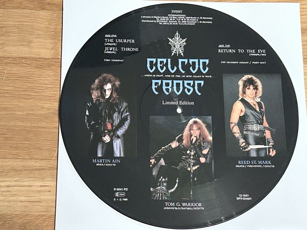 Celtic Frost 1986. Pictures Disques. Limited Edition (Gebraucht) in ...