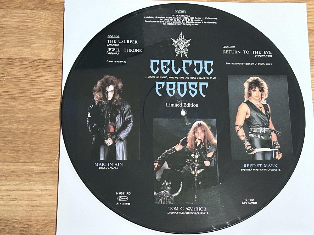 Celtic Frost 1986. Pictures Disques. Limited Edition (Gebraucht) in ...