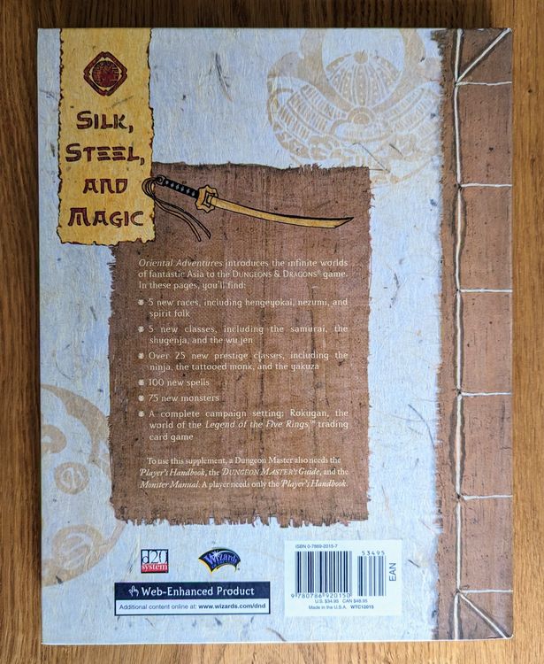 Oriental Adventures - D&D 3e | Kaufen auf Ricardo