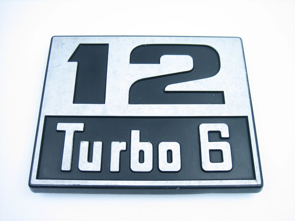 VOLVO 12 Turbo 6 altes Lastwagen Abzeichen/Emblem (Gebraucht) in für ...