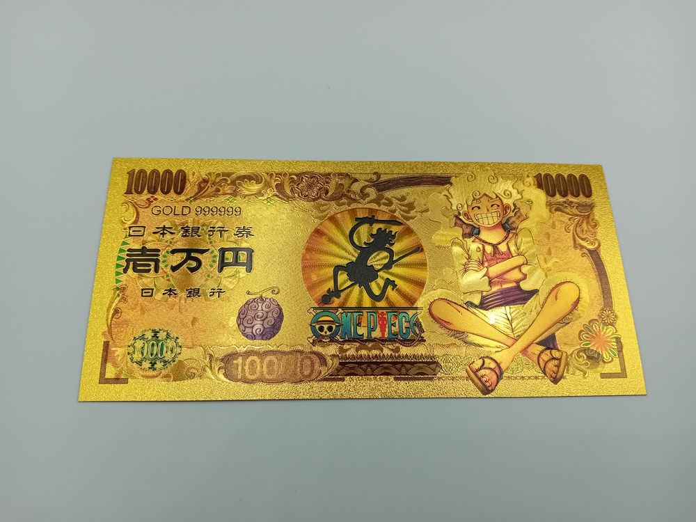 ♦One Piece♣ Anime Gold Banknote S4 | Kaufen auf Ricardo