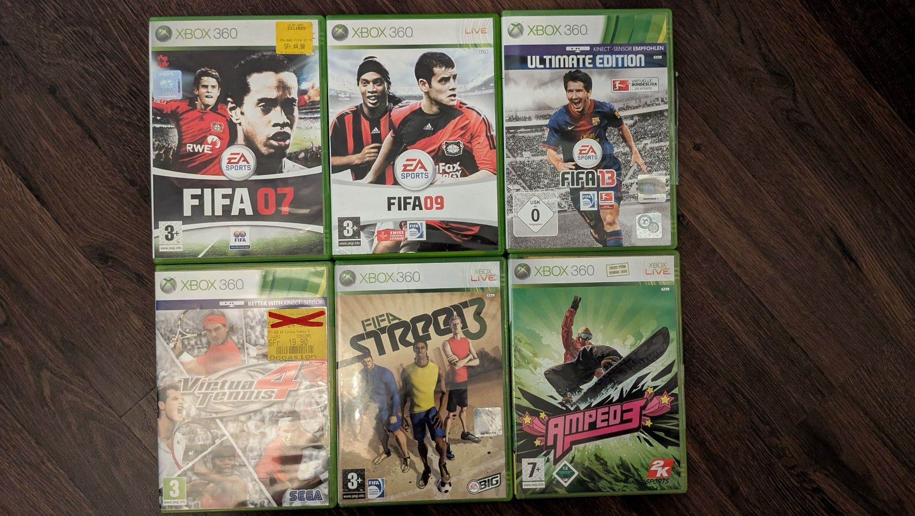 Xbox 360 mit Kinect & 27 Spielen, 2 Controllern uvm (Gebraucht) in Stetten SH für CHF 100 – mit ...