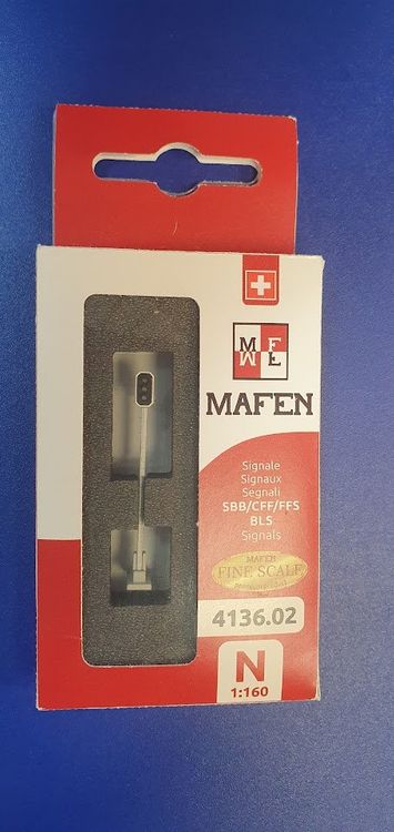 Mafen 4136.02 SBB Hauptsignal 3flammig neu, OVP (Neu (gemäss ...