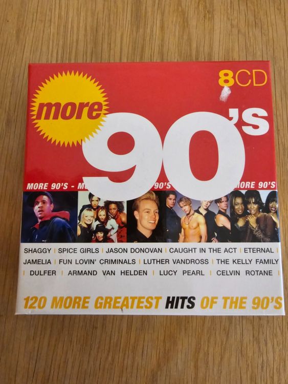 8 CDs - Various – More 90's | Kaufen auf Ricardo