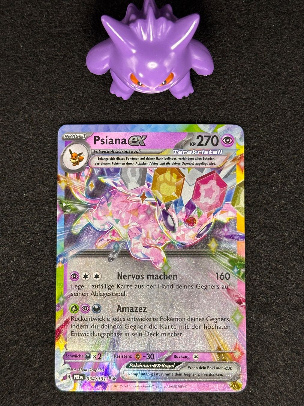 Pokémon Prismatische Entwicklung - Psiana ex PRE 034 DE (Neu (gemäss ...