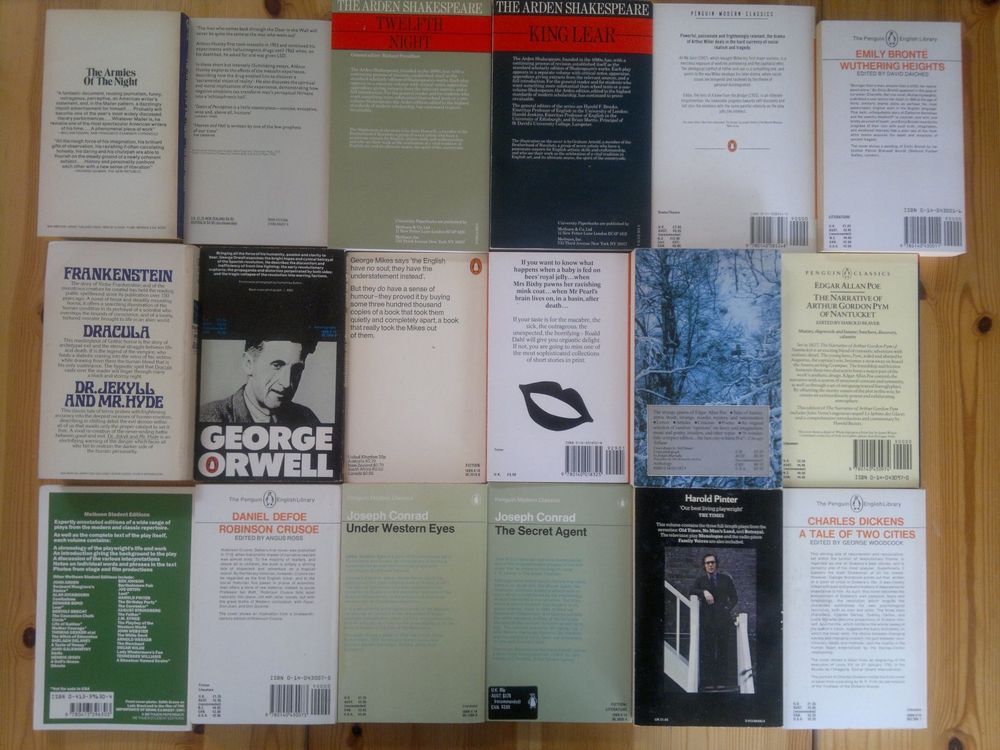 18 englische Klassiker: Orwell, Conrad, Poe, Bronte, Huxley… | Kaufen ...