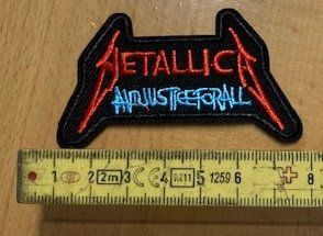 Metallica And Justice for All Patch Aufnäher Metal Rock Band (Neu ...