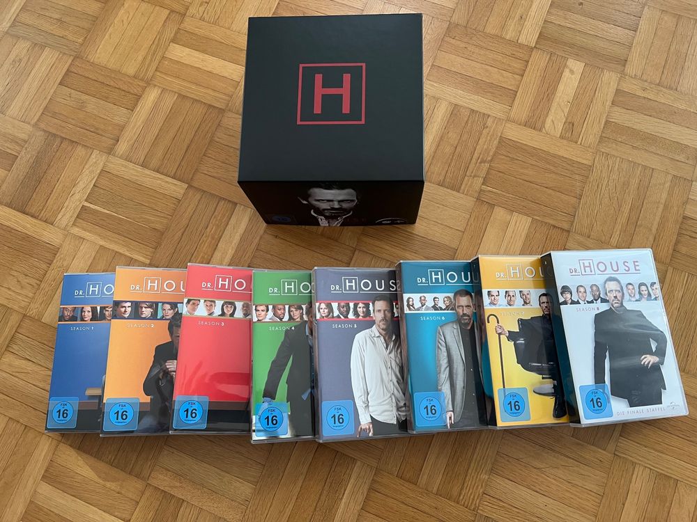 Dr House Box Komplette Serie Staffeln 1-8 (Gebraucht) in Zürich für CHF ...