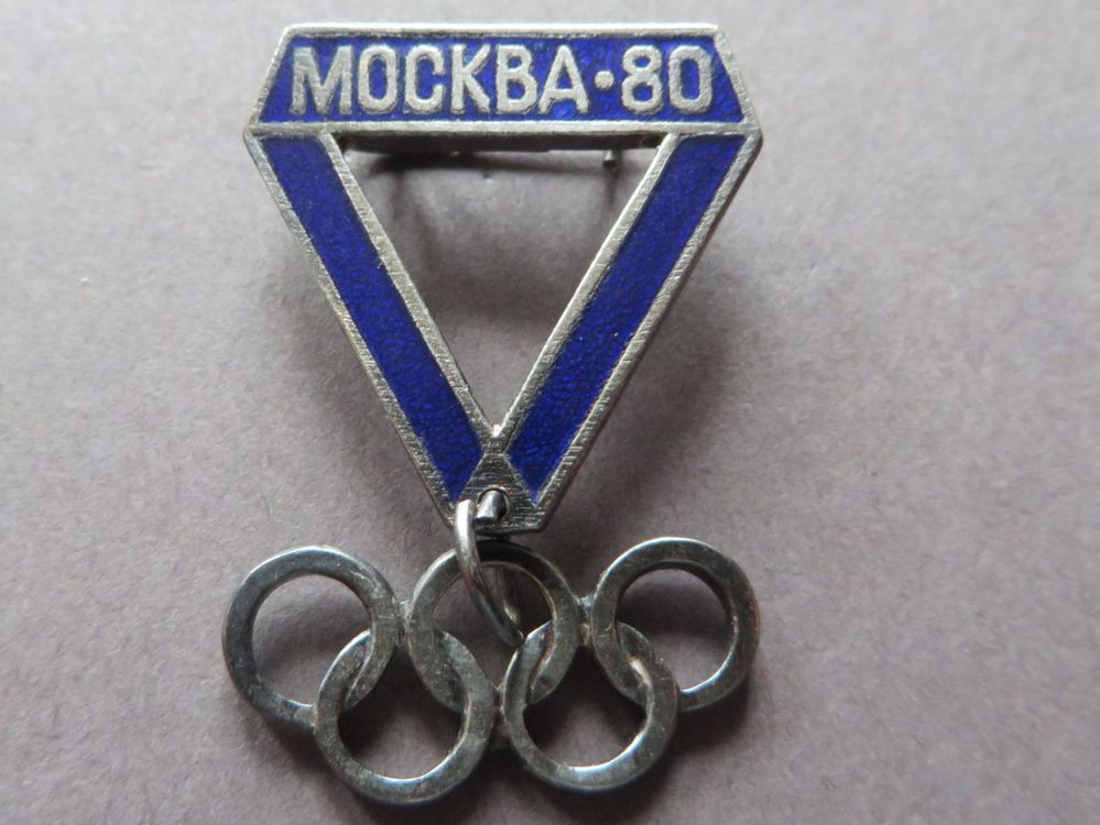 ABZEICHEN OLYMPIADE MOCKBA 80, OLYMPISCHE SPIELE SPORT | Kaufen auf Ricardo
