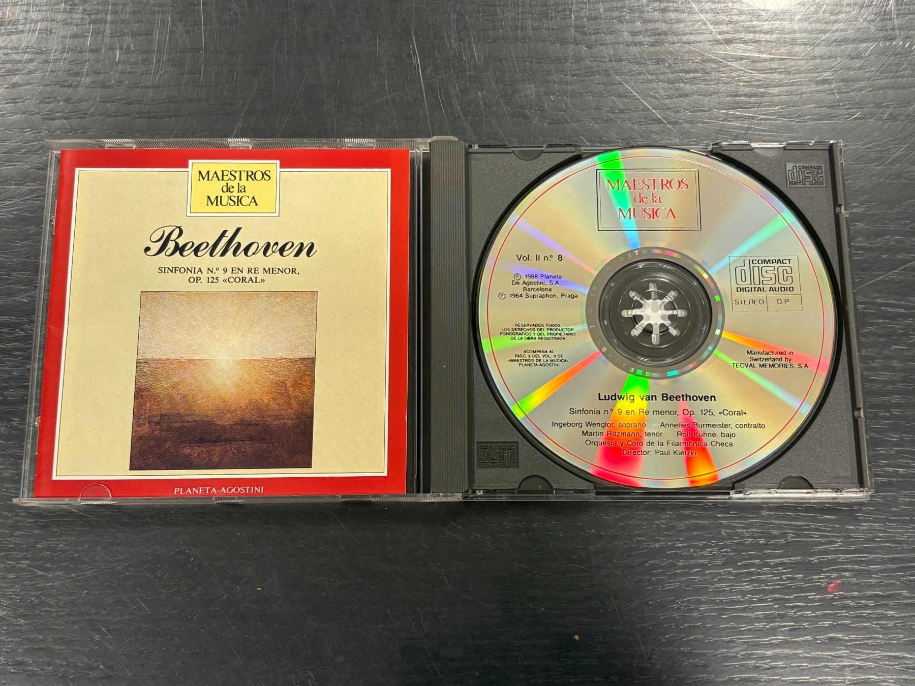BEETHOVEN Sinfonia No. 9 En Re Menor OP. 125 Coral CD (Gebraucht) in ...