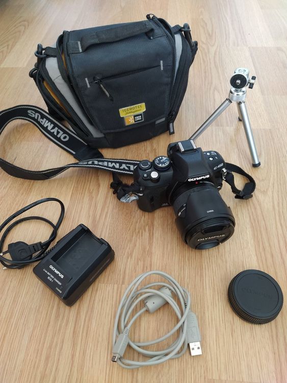 Olympus E-450 Spiegelreflexkamera incl. Zubehör (Gebraucht) in für CHF 80 – mit Lieferung auf ...