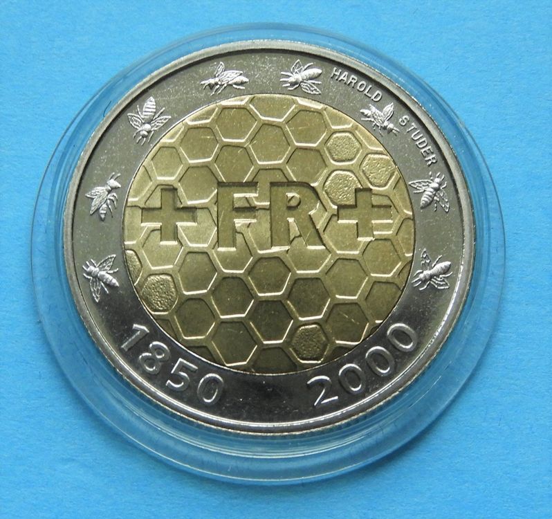 5 Fr 2000 150 Jahre Schweizer Franken in Kapsel ! | Kaufen auf Ricardo