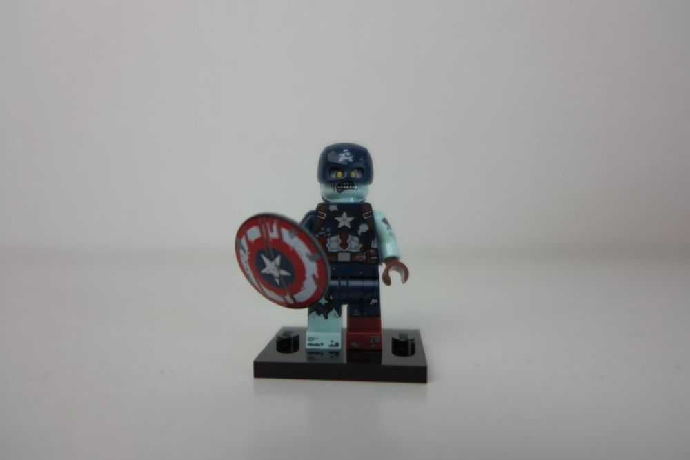LEGO Minifigur CMF Marvel Studios Zombie Captain America (Neu (gemäss ...