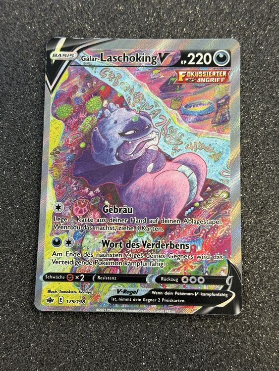 Galar Laschoking V 179/198 Fullart - Pokémon Chilling Reign (Gebraucht ...