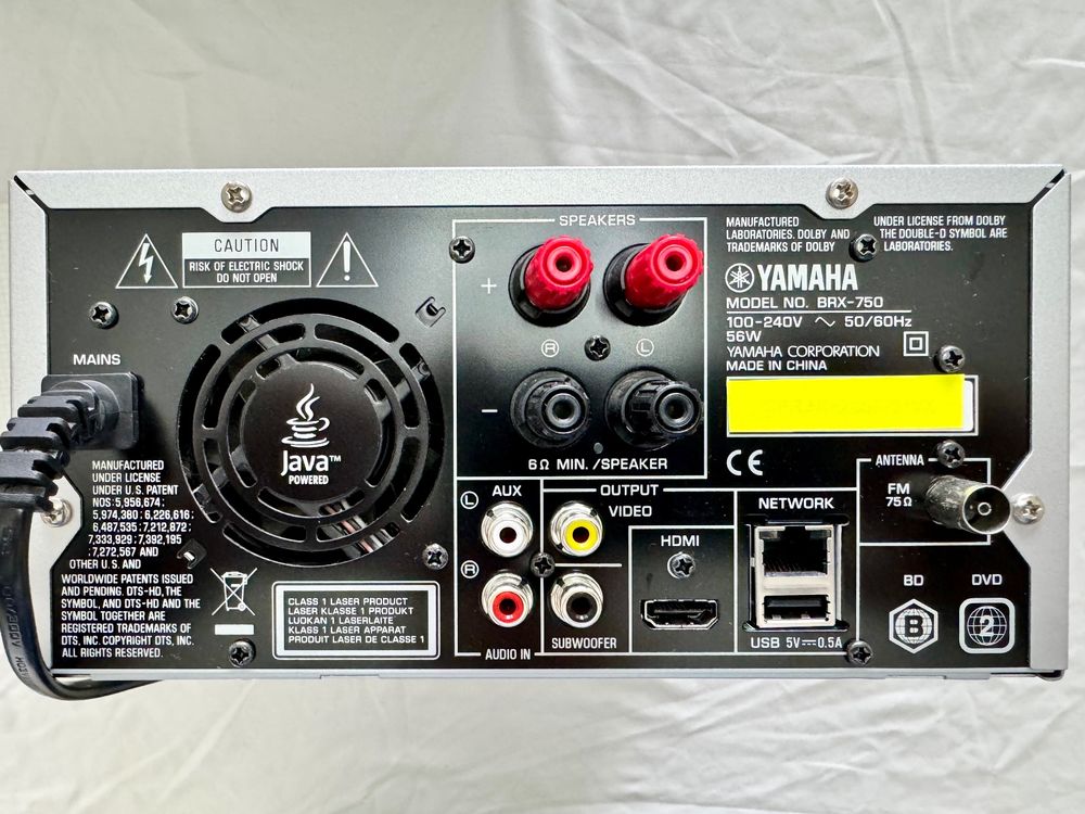 Yamaha BRX-750 HiFi-System digitaler Blue-ray D3 Verstärker | Kaufen ...