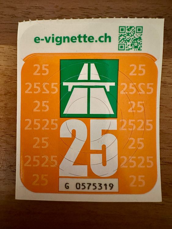 Autobahnvignette 2025 (Neu und originalverpackt) in St.Gallen für CHF 37 – mit Lieferung auf ...