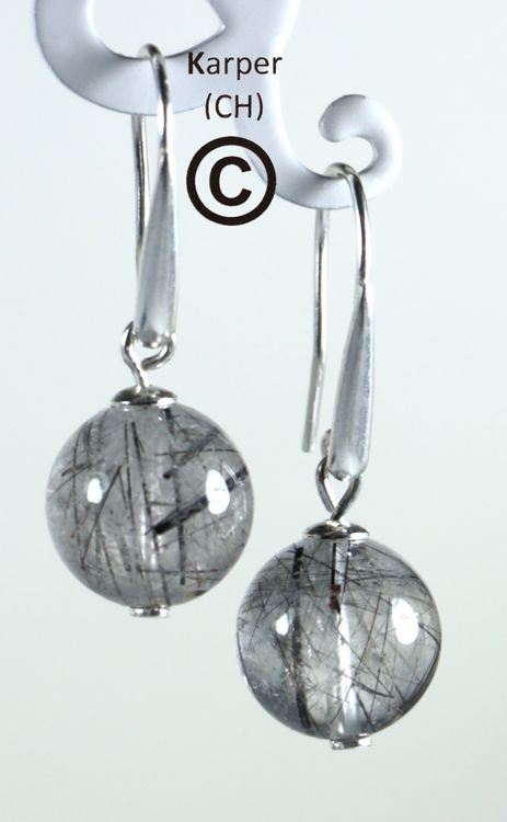 Rutil / Turmalin Bergkrital / Cristal de roche rutil, S 925 (Neu und originalverpackt) in ...