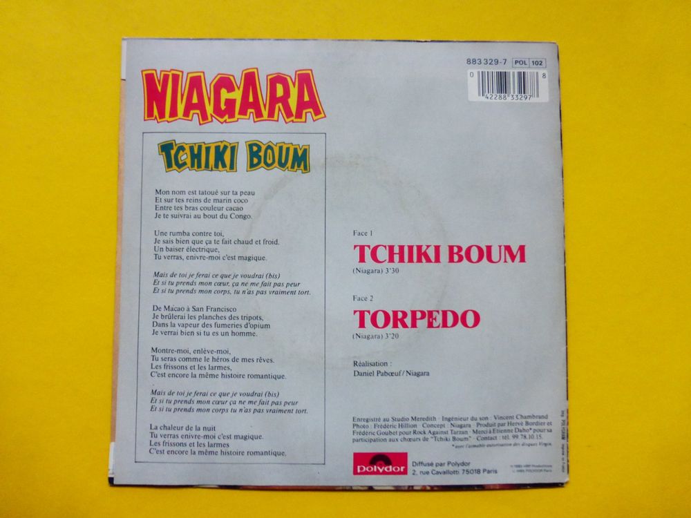 NIAGARA 7" TCHIKI BOUM (Gebraucht) in Zürich für CHF 3 – mit Lieferung ...