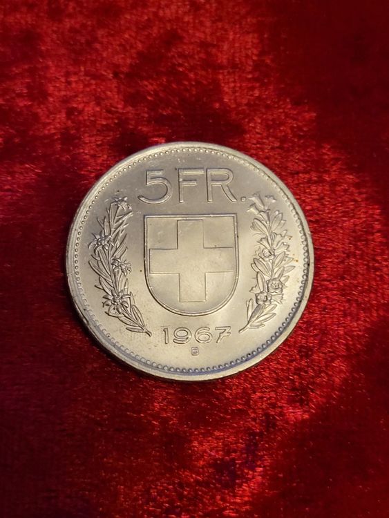 5 franken 1967 (Gebraucht) in Neuenkirch für CHF 11 – mit Lieferung auf Ricardo kaufen