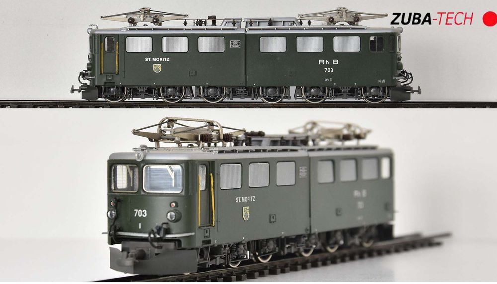 Bemo 1254/3 E-Lok Ge 6/6 II St. Moritz RhB H0m GS Analog OVP | Kaufen auf Ricardo