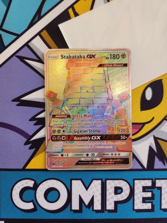 Pokemonkarte Stakataka GX, Rainbow-Rare (Neu (gemäss Beschreibung)) in ...