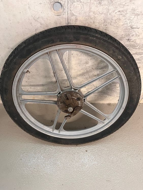 Mofa Rad vorne 17" Puch / Sachs Ciao (Gebraucht) in Tegerfelden für CHF 25 – mit Lieferung auf ...