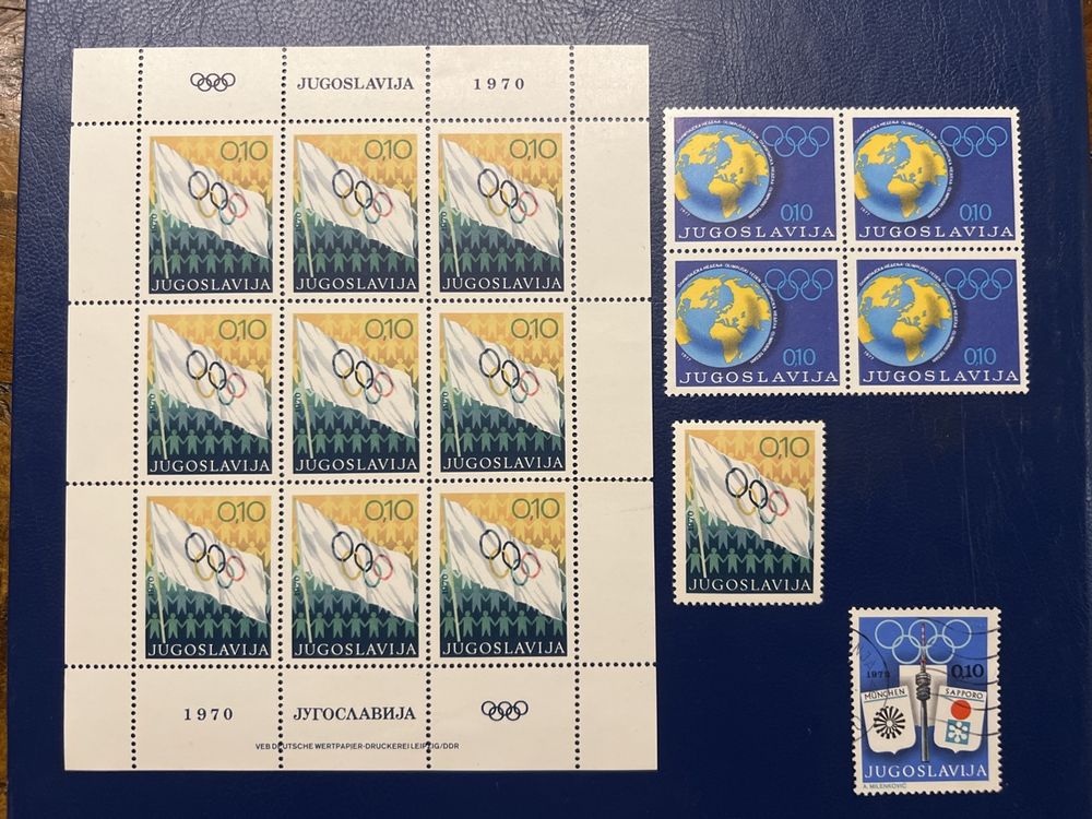 Jugoslawien Briefmarken Sammlung Olympia 1970 (Gebraucht) in Bolligen für CHF 1 – mit Lieferung ...