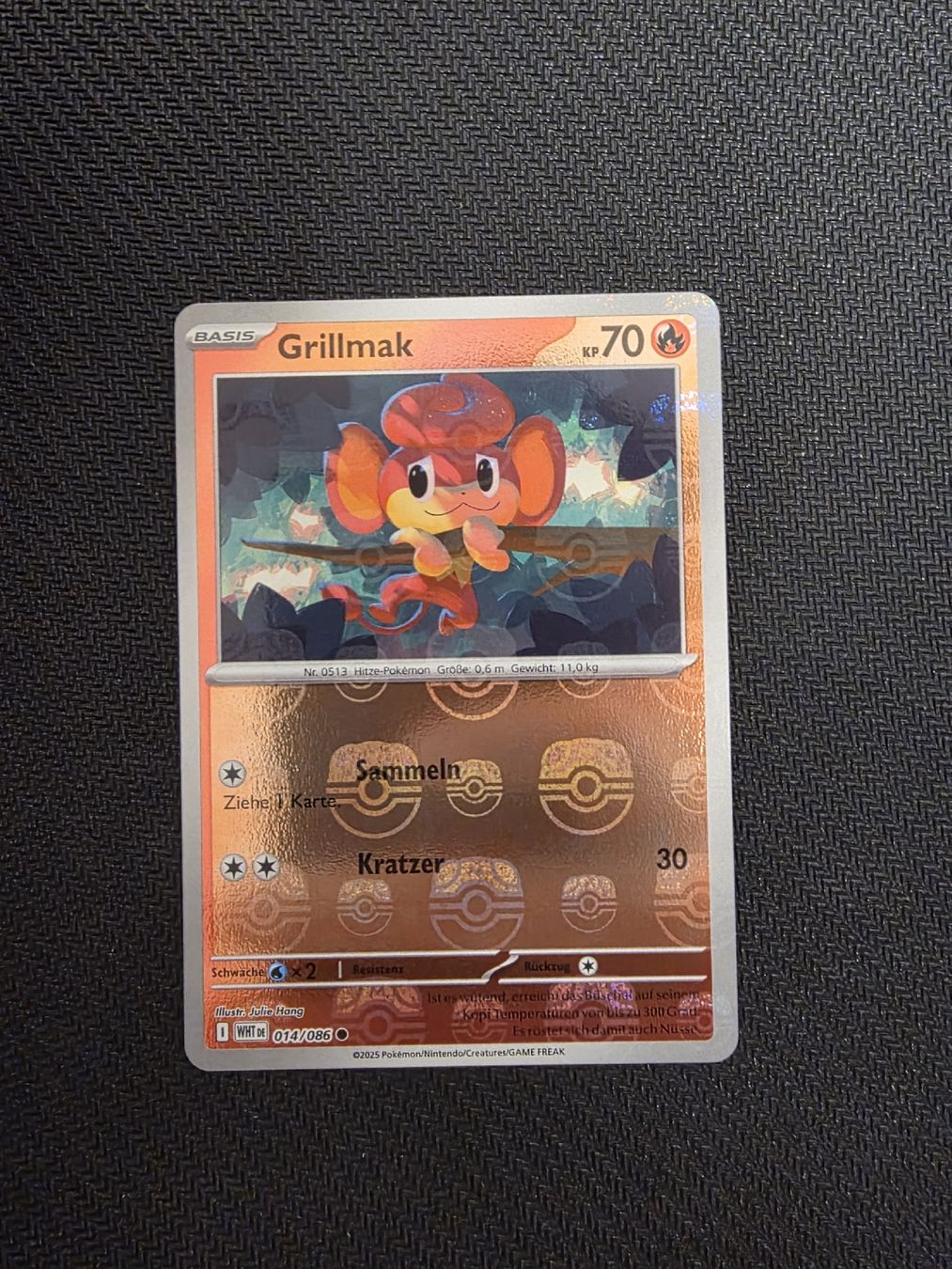 Pokémon TCG – WHT Grillmak Masterball Reverse 014/086 🇩🇪 (Neu (gemäss Beschreibung)) in Aadorf ...