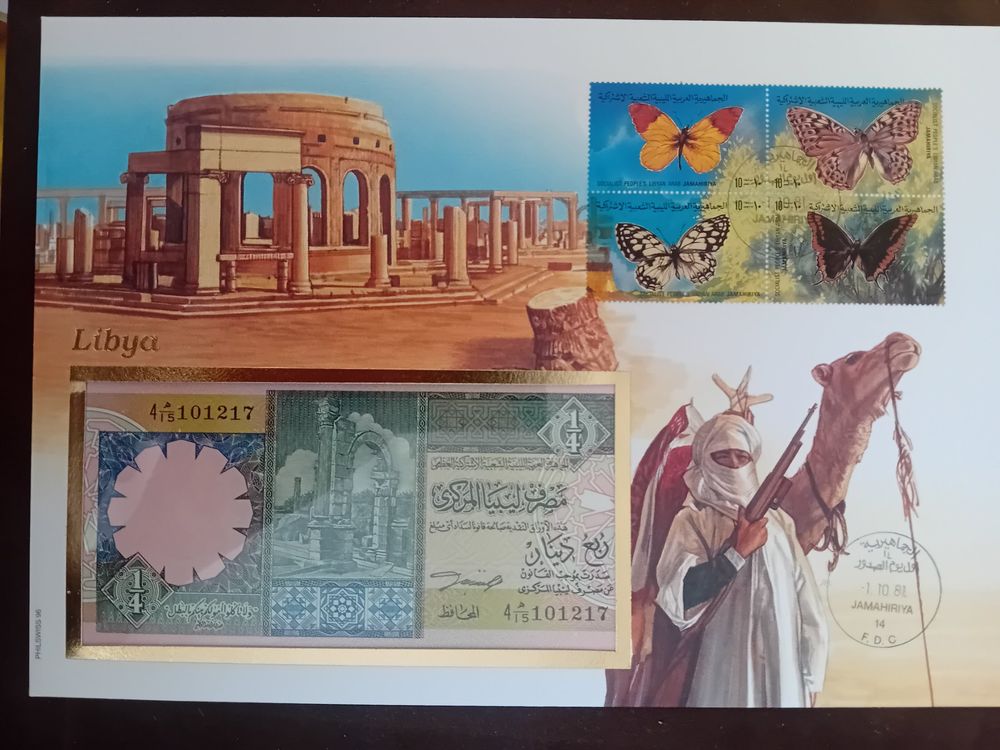 Banknotenbrief Lybia (Neu und originalverpackt) in Muralto für CHF 4.95 – mit Lieferung auf ...