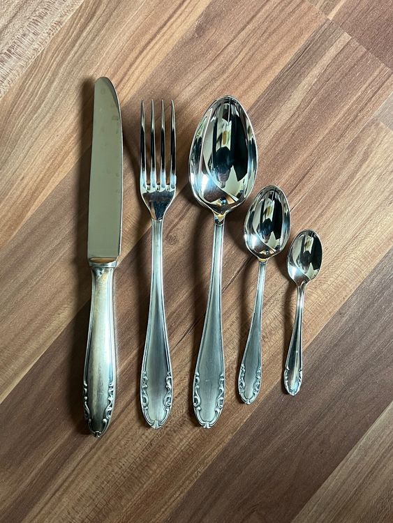 Tafelbesteck Berndorf versilbert 45/90 (Neu (gemäss Beschreibung)) in Au ZH für CHF 60 – mit ...