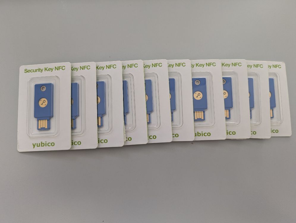 Yubico Security Key NFC Security Token (10x) | Kaufen auf Ricardo