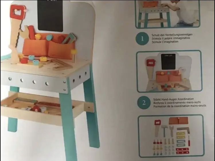 Neu Kinder Holzwerkbank | Kaufen auf Ricardo
