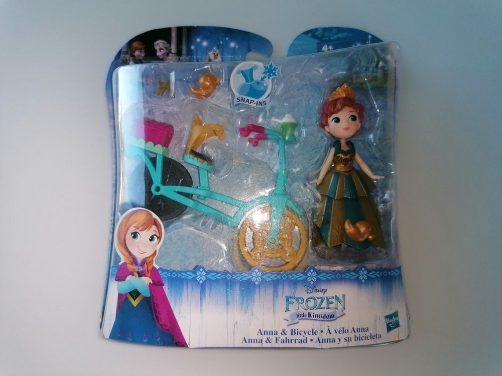 QUASI NEU: FROZEN Anna & Bicycle von Hasbro (Gebraucht) in Uster für ...