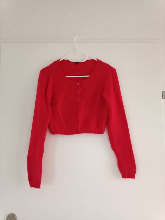 Benetton 90% Angora Pullover Top Rot XS | Kaufen auf Ricardo