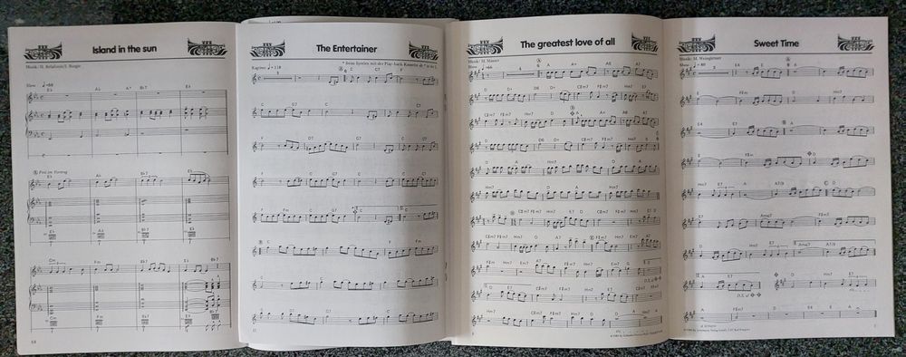 Bläser 1-4 Top Hits und Tips Partituren piano/guitar/Bb/Eb (Neu und ...