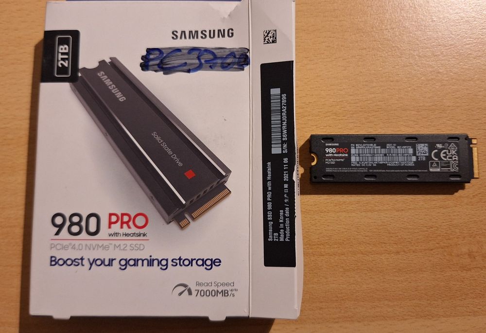 Samsung 980 PRO 2 TB SSD NVMe M.2 Gen4 with Heatsink (D'occasion) à Scherzingen pour CHF 80 ...