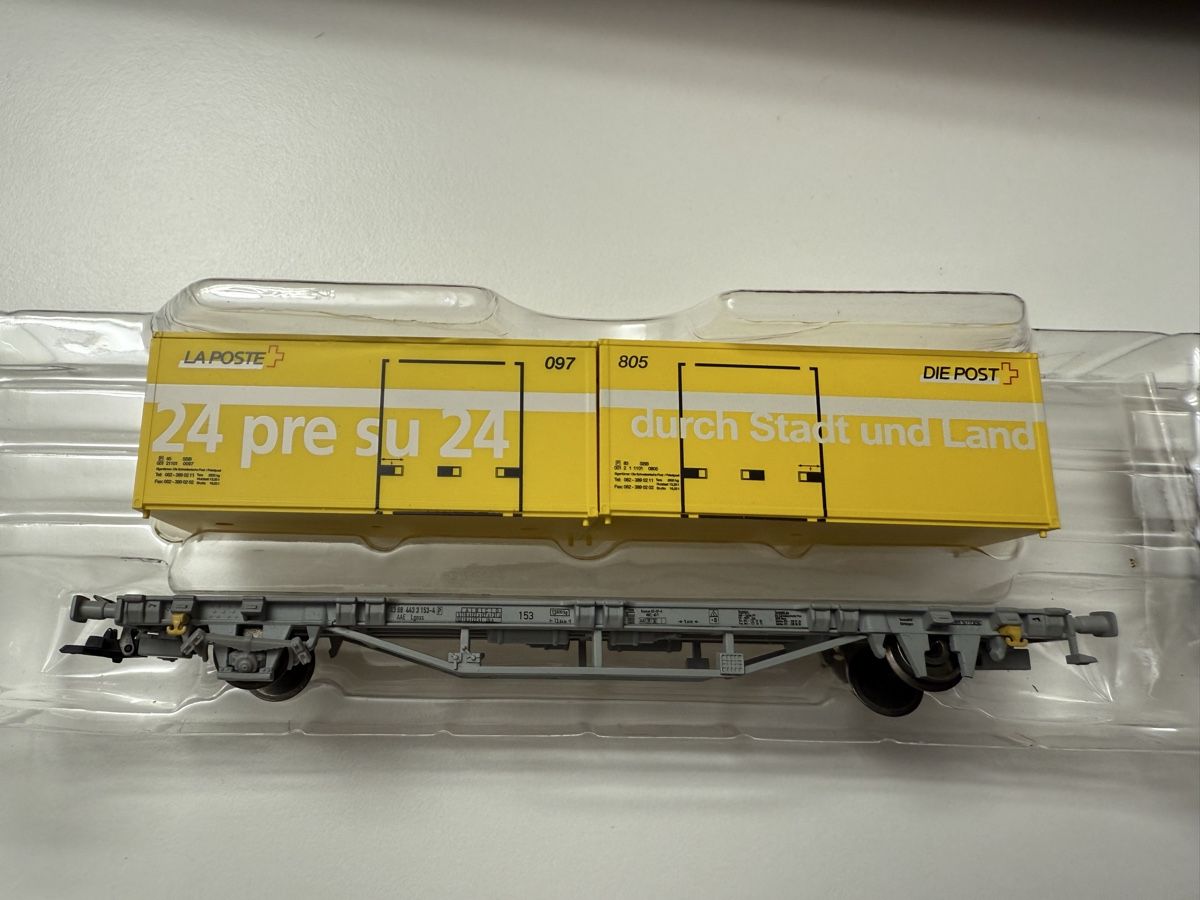 Piko SBB Containertragwagen Post AAE Lgnss / DC HO (Defekt) in ...