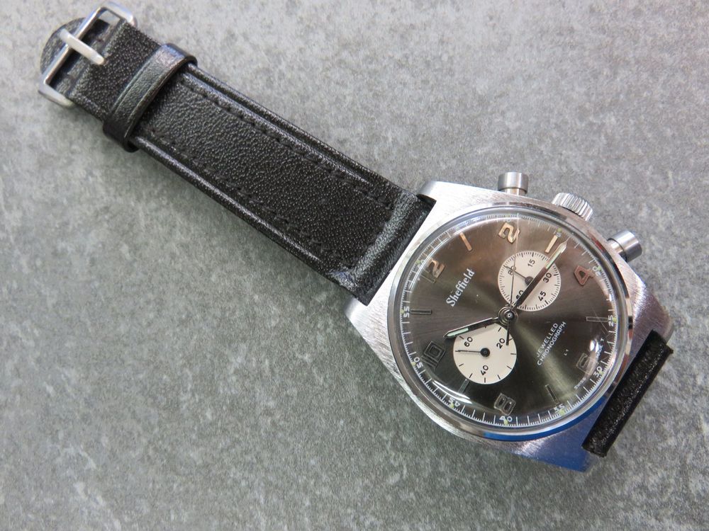 NOS SHEFFIELD L1 Vintage Chronograph 60/70erj. (Neu (gemäss ...