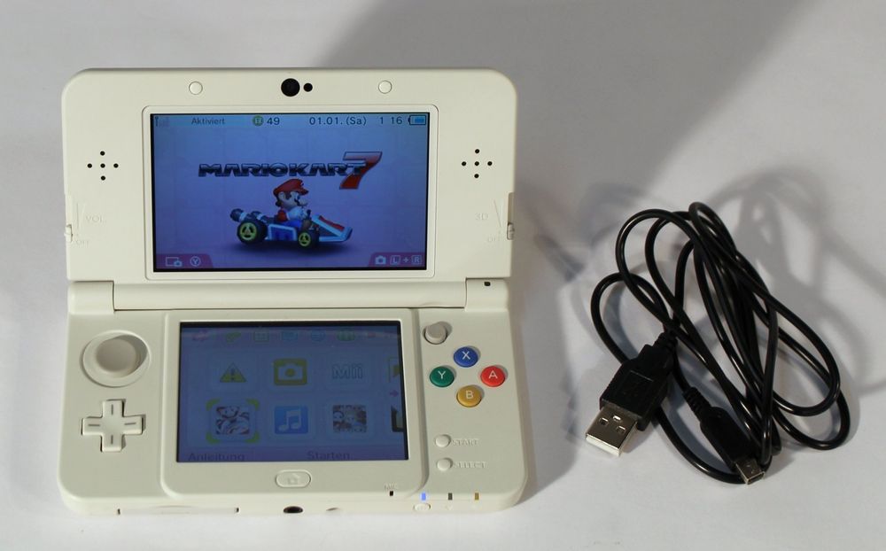 Nintendo 3DS Weiss mit Spiel Mario Kart 7 (Gebraucht) in Zürich für CHF ...