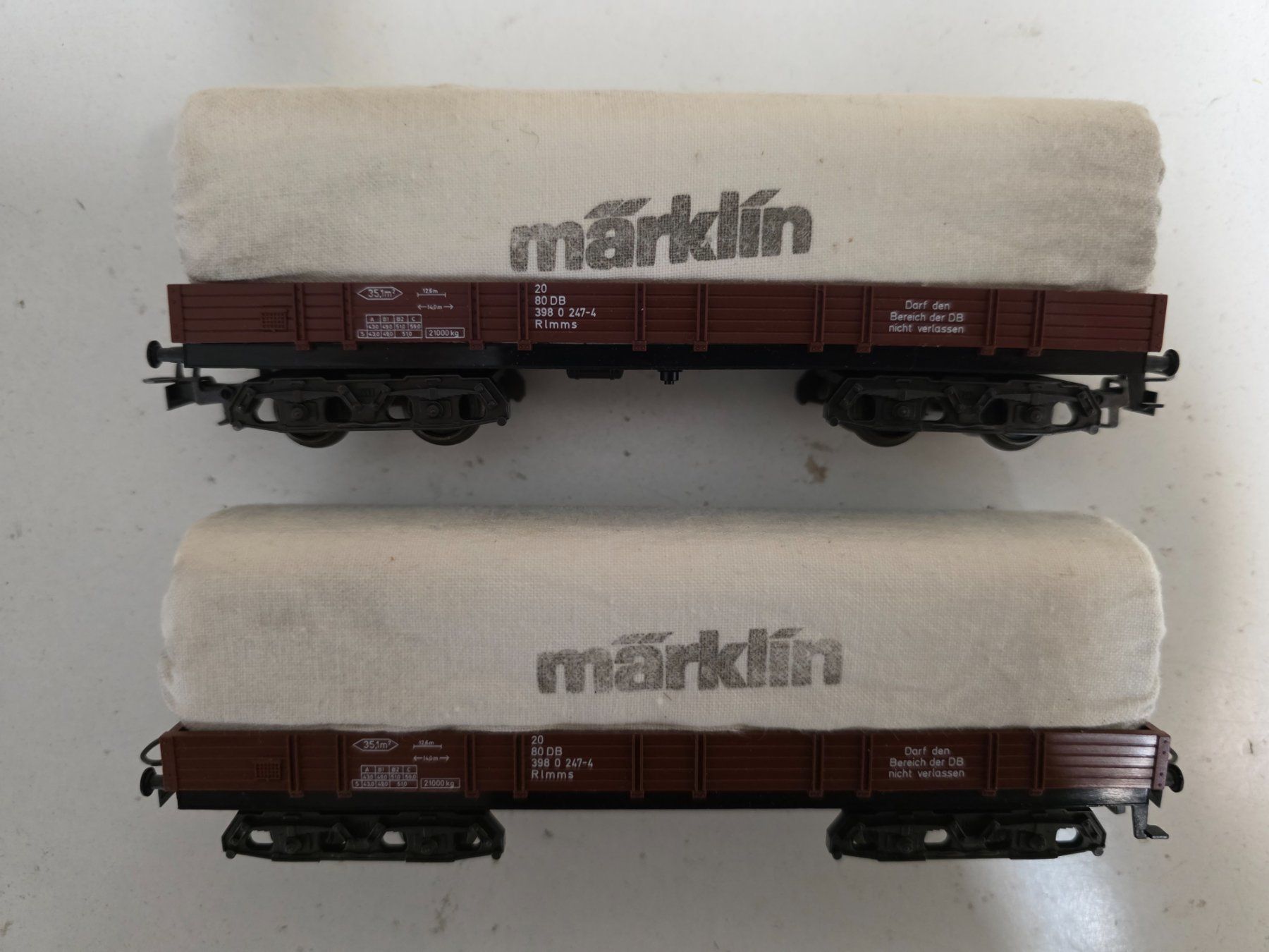 Märklin 2 wagons DB dès 1.-fr (D'occasion) à bassecourt pour CHF 1 ...