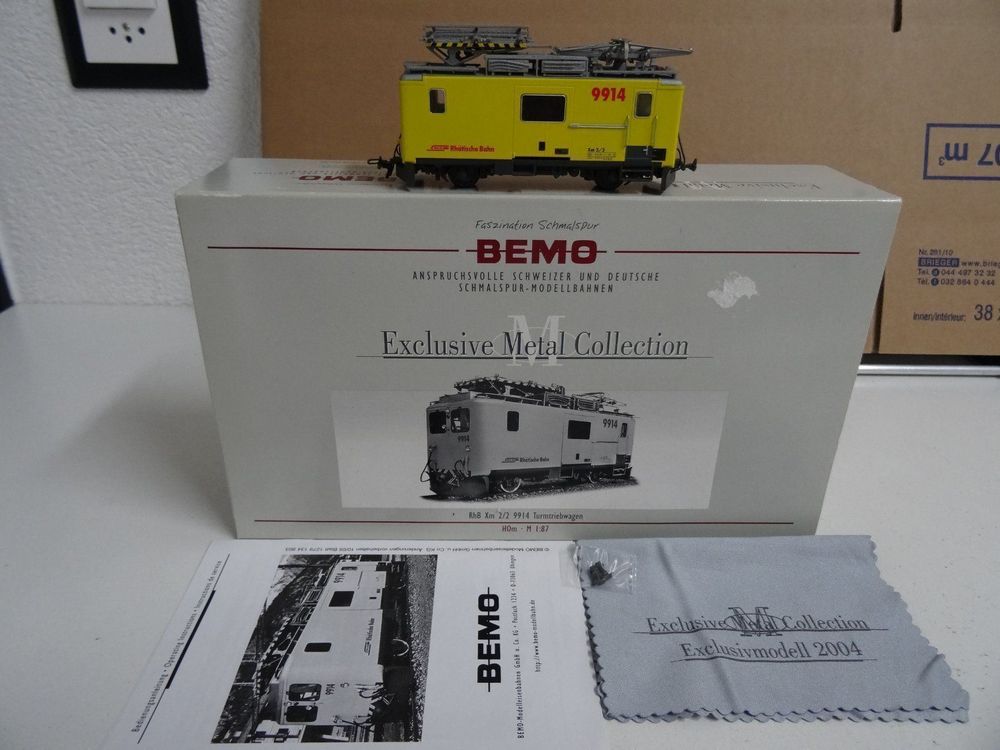 Bemo 1279 134 lok RhB Xm 2/2 9914 HOm (Neu (gemäss Beschreibung)) in ...
