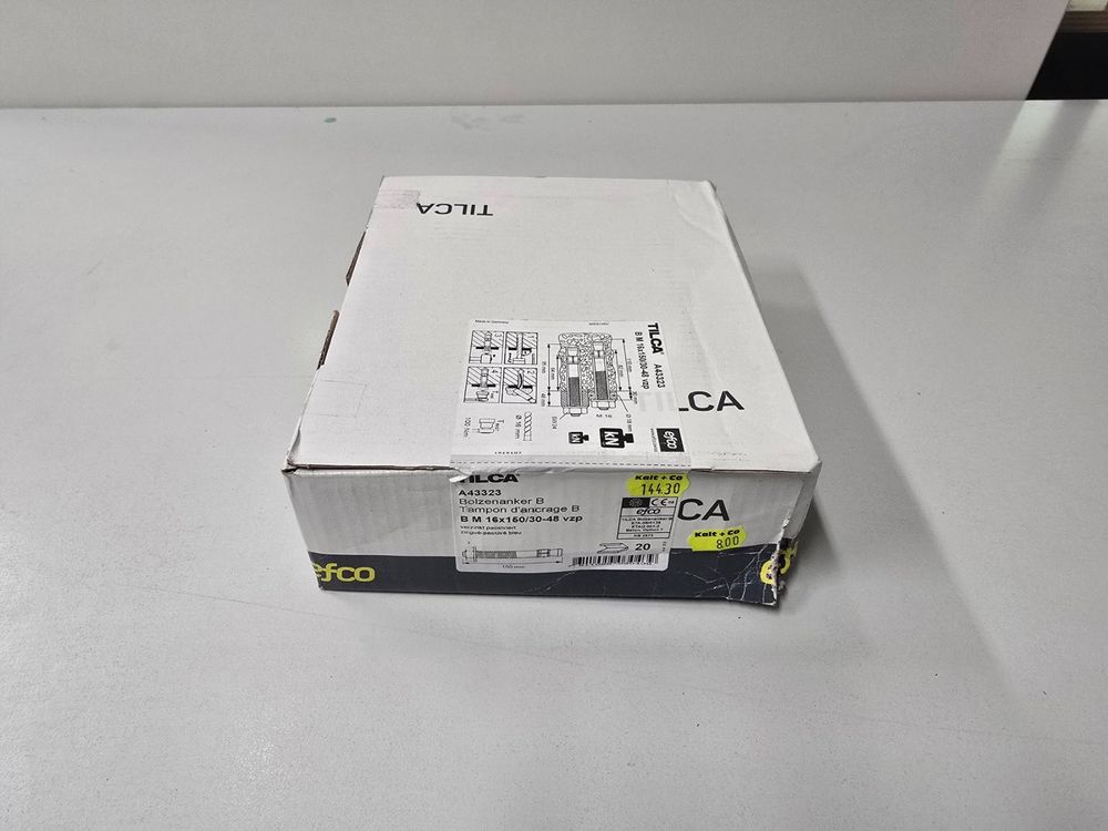 Posten Profi Tilca Bolzenanker B M16x150 NP: 144.- jetzt 1.- (Neu und ...