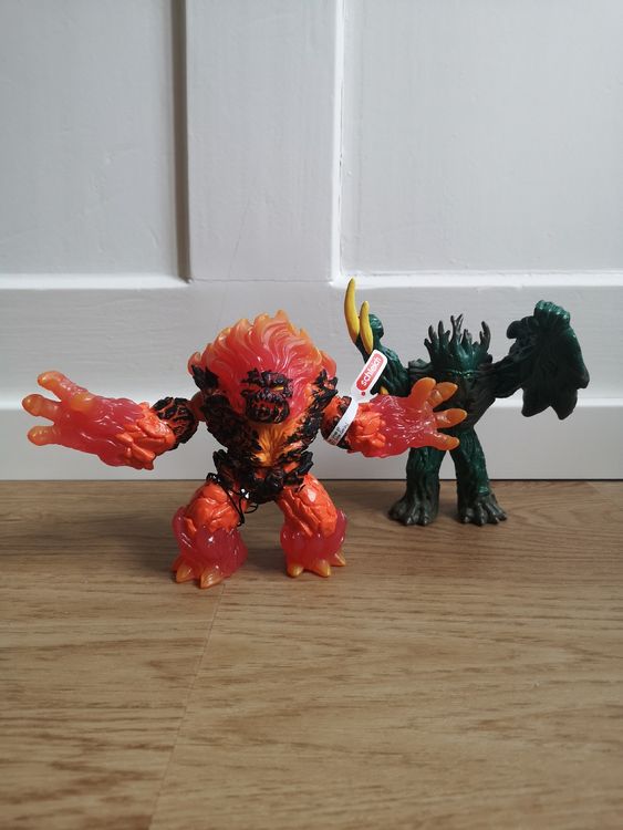 Schleich Eldrador Creatures Lava Demon + Dschungelherrscher (Neu ...