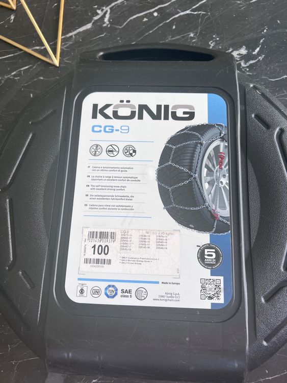 König CG-9 100 Schneeketten OVP | Kaufen auf Ricardo