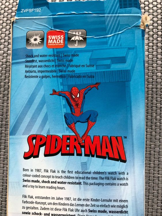 SPIDER-MAN Flik-Flak-Uhr, neu (Neu (gemäss Beschreibung)) in Zürich für ...