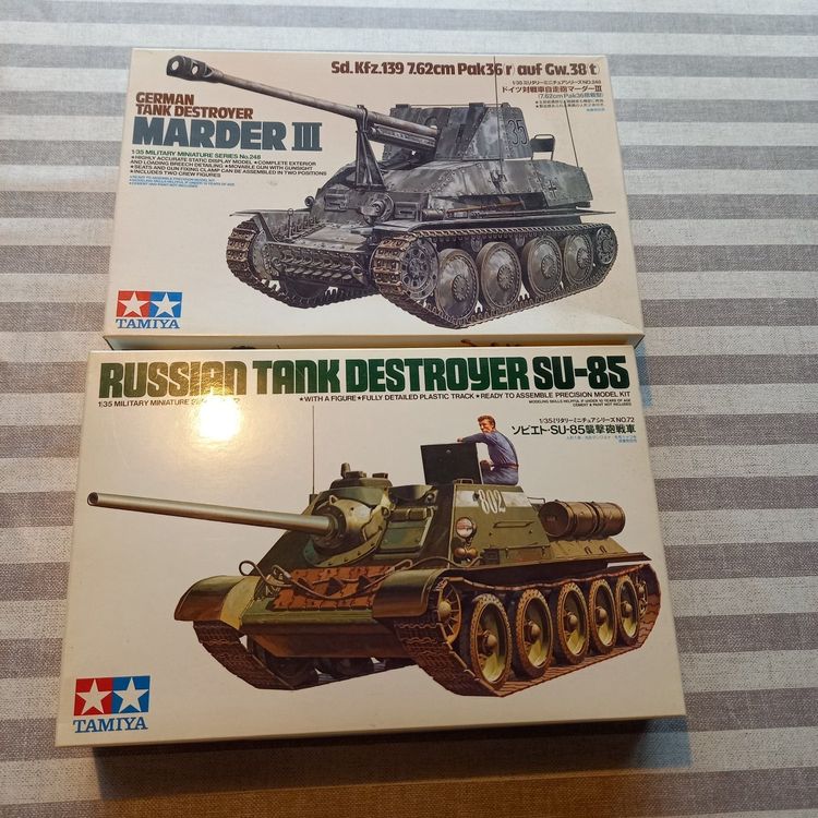 2 Panzer Modelle / Bausatz komplett / TAMIYA 1/35 | Kaufen auf Ricardo