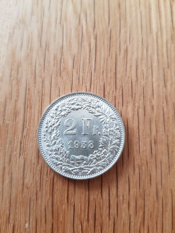 2 Franken 1958 - unz./Stgl - hoher Kat.! | Kaufen auf Ricardo
