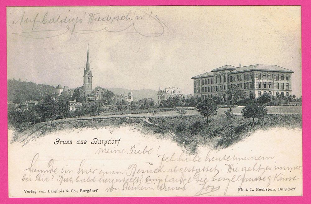 Gruss aus Burgdorf gel 1904 (Gebraucht) in Einsiedeln für CHF 2 – mit Lieferung auf Ricardo kaufen
